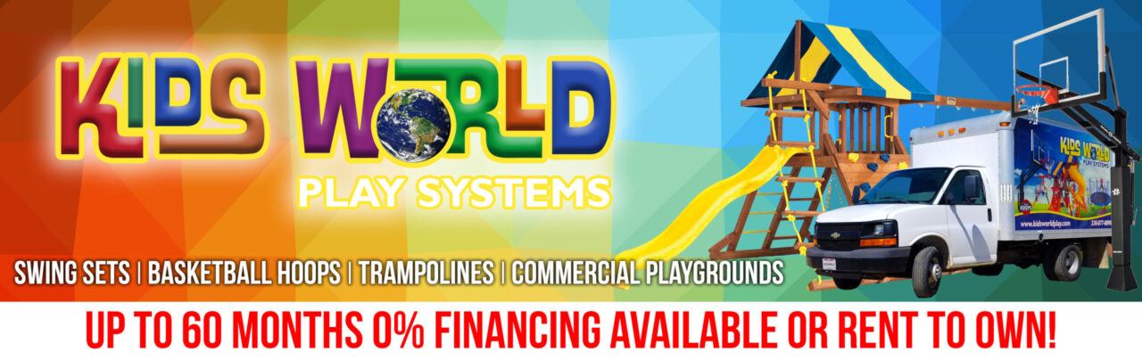 Swing Sets, Trampolines, Basketball Hoops - Kids World Play Systems